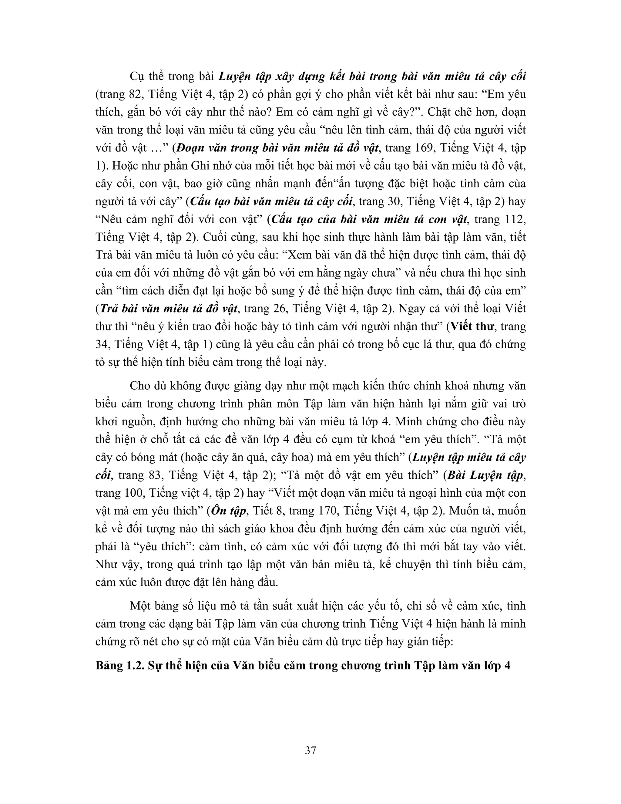 Luận văn: Hoạt động trải nghiệm hỗ trợ phát triển năng lực viết văn biểu cảm | PDF