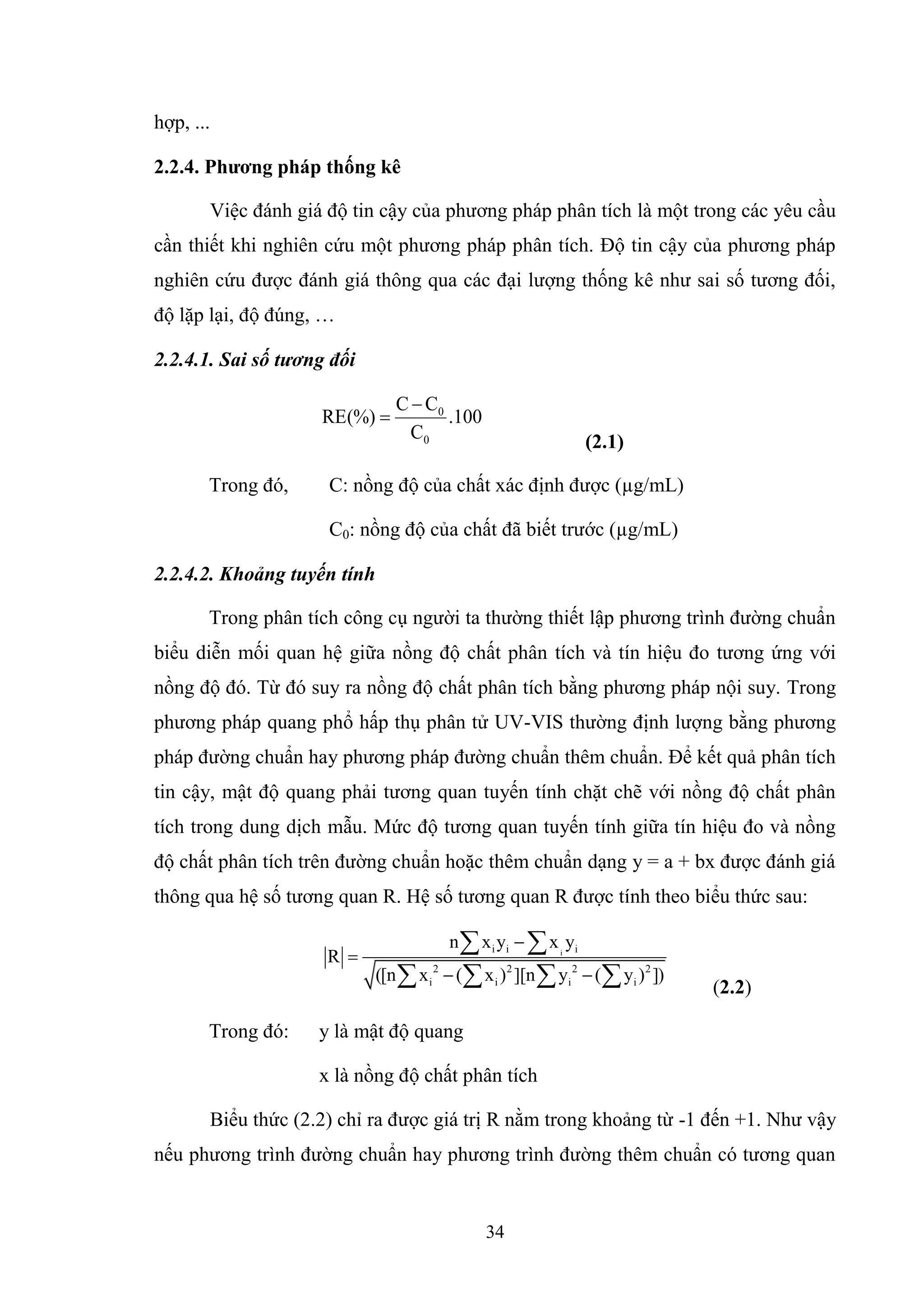 Luận văn: Xác định đồng thời paracetamol và cafein trong dược phẩm bằng phương pháp quang phổ ...