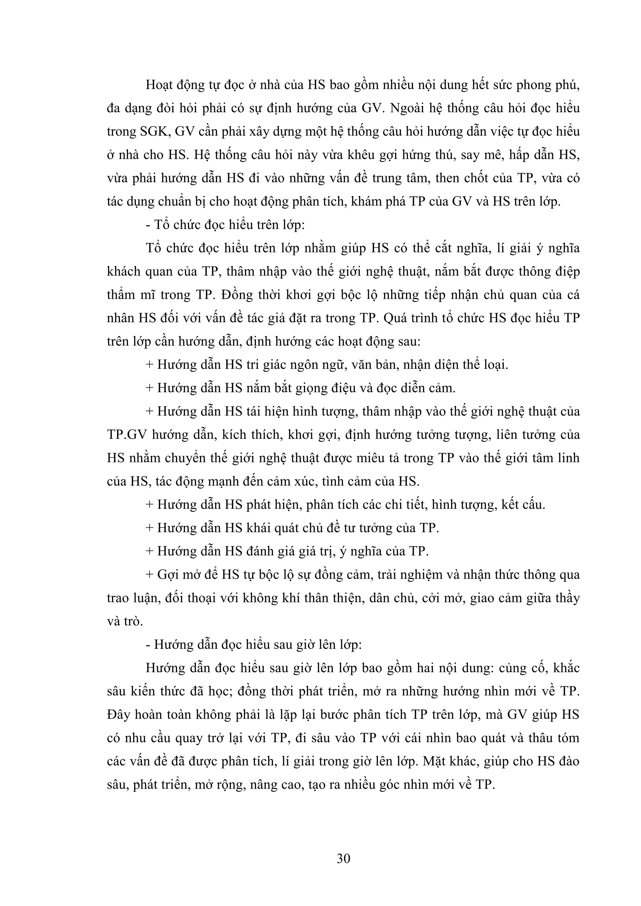 Luận văn: Dạy học đọc hiểu văn bản thơ trữ tình trong trường Trung học phổ thông theo định hướng ...