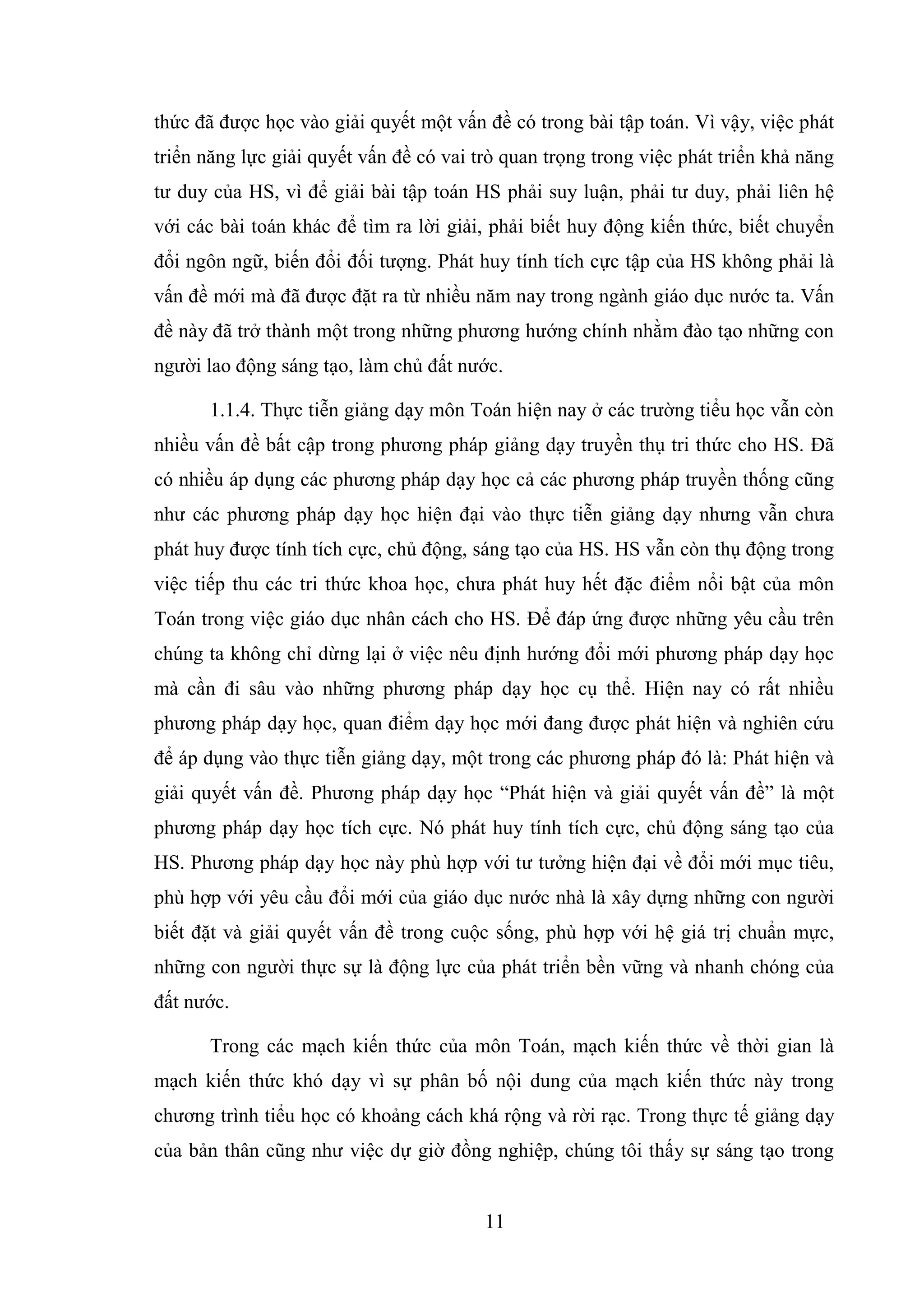 Luận văn: Phát triển năng lực giải quyết vấn đề cho học sinh lớp 4 và 5 | PDF