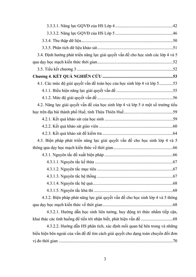 Luận văn: Phát triển năng lực giải quyết vấn đề cho học sinh lớp 4 và 5 | PDF