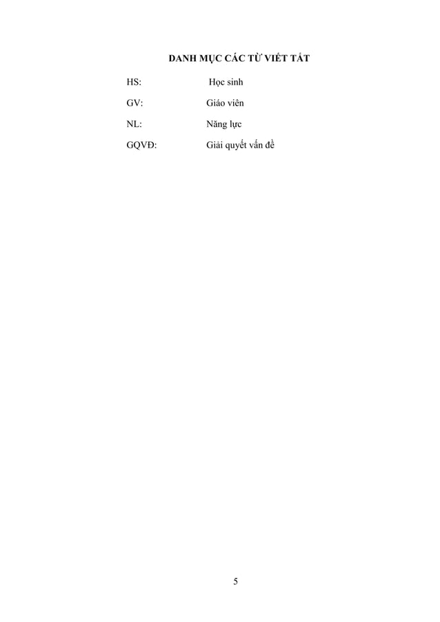 Luận văn: Phát triển năng lực giải quyết vấn đề cho học sinh lớp 4 và 5 | PDF