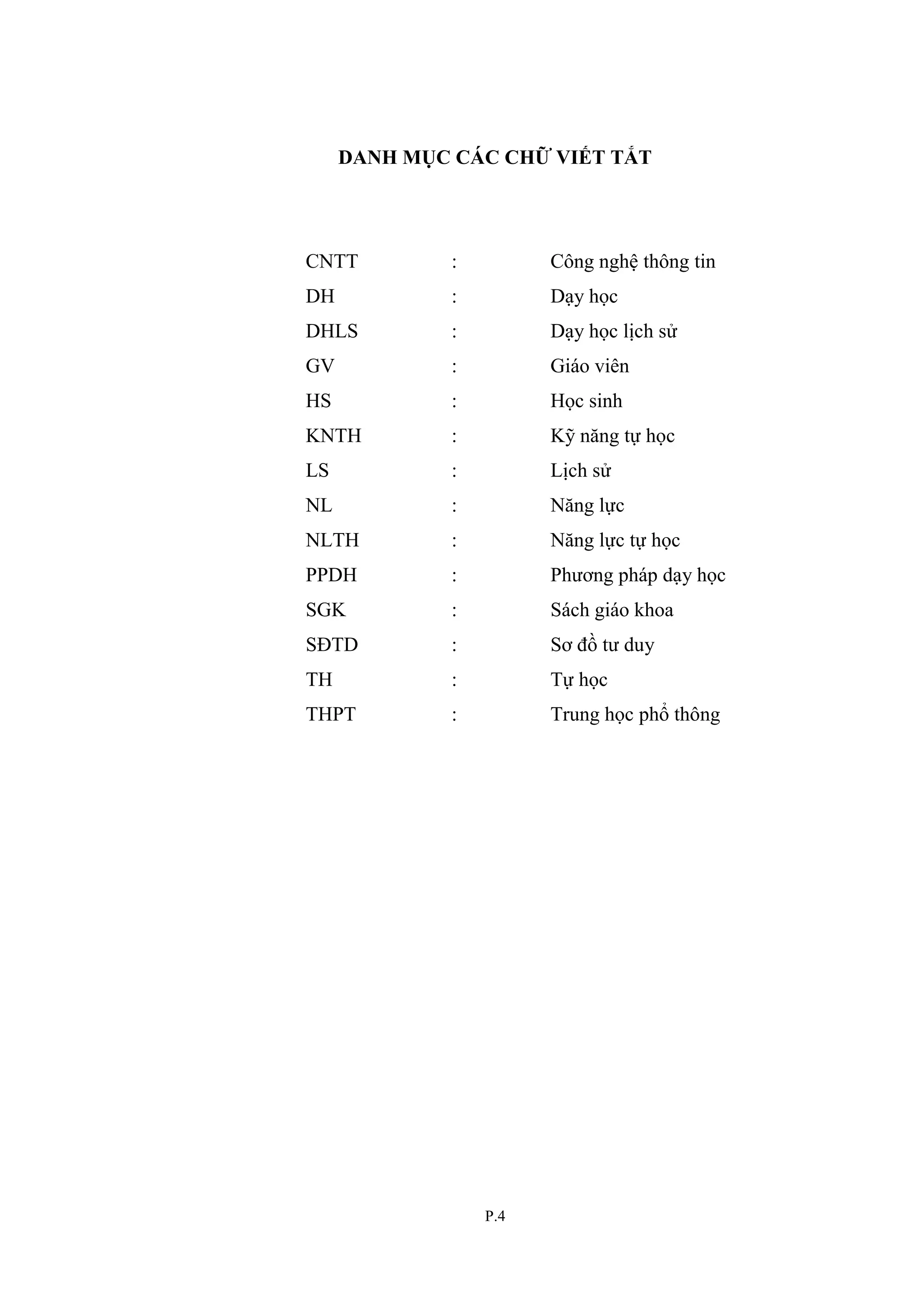 Luận văn: Phát triển năng lực tự học với sách giáo khoa của HS trong dạy học lịch sử Việt Nam từ ...