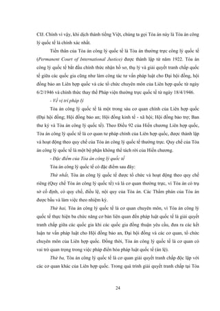 Đề tài: Nguyên tắc hòa bình giải quyết tranh chấp quốc tế, HOT | PDF