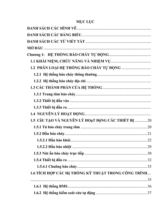 Luận văn: Thiết kế hệ thống báo cháy cho toà nhà Tower, HOT | PDF