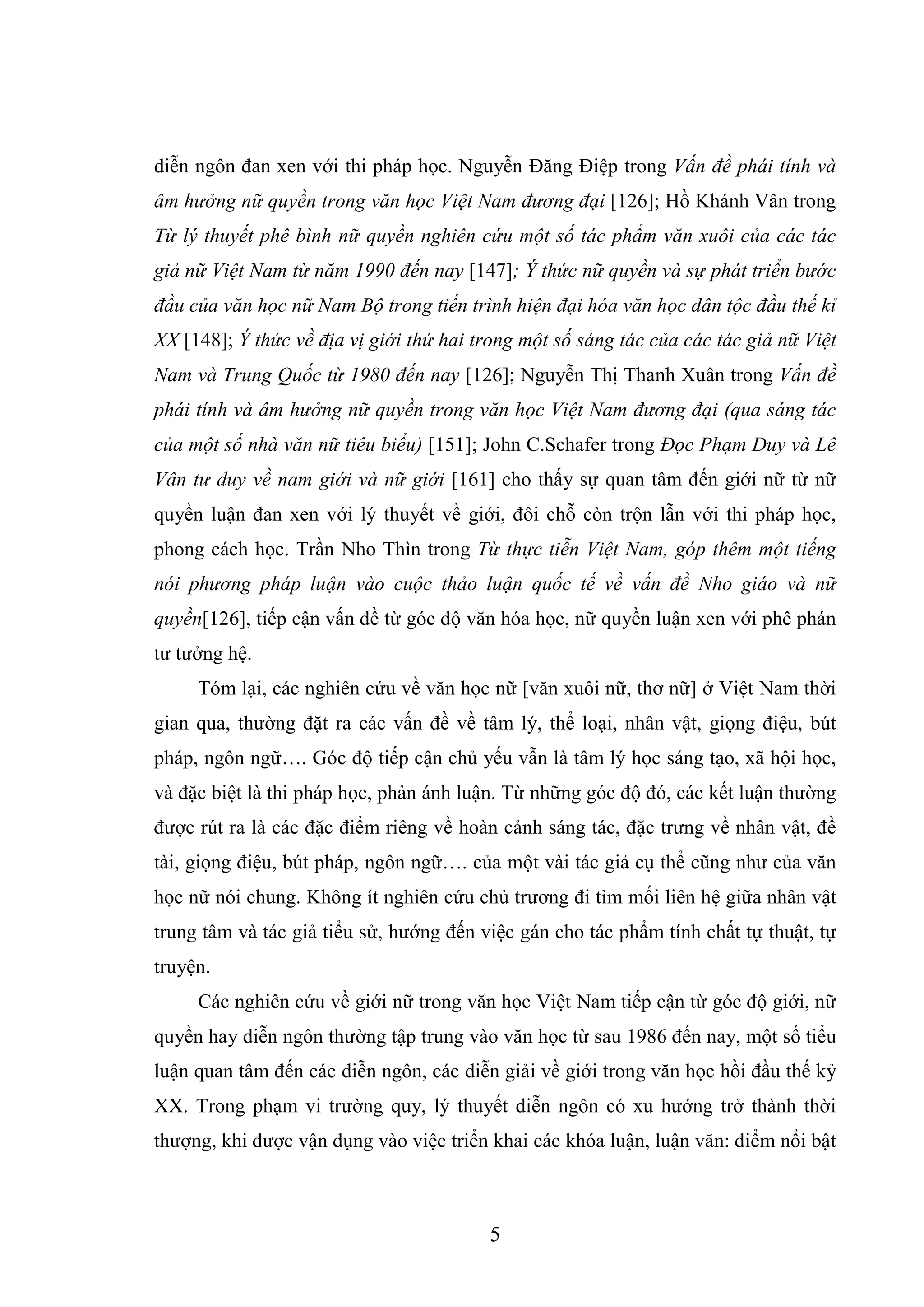 Luận Văn Diễn Ngôn Về Giới Nữ Của Các Nhà Văn Nữ đương đại Hot Pdf