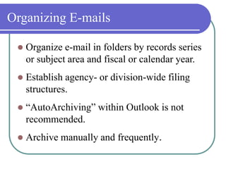 Basic Records Management | PPT