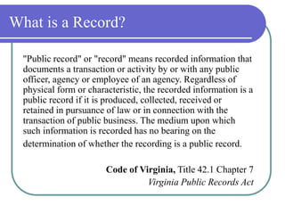 Basic Records Management | PPT