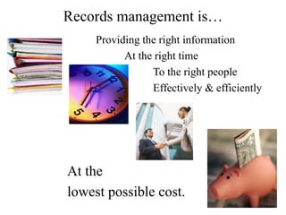 Basic Records Management | PPT
