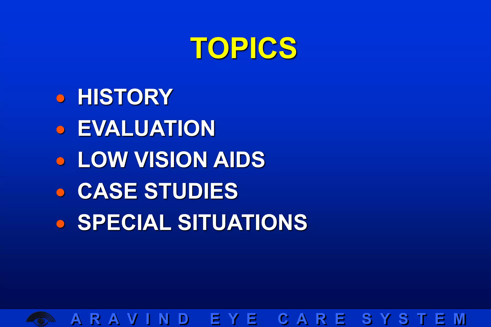 Low vision aids | PPT