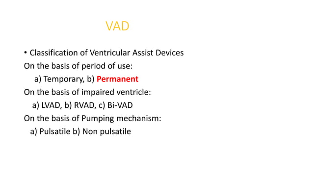 LEFT VENTRICULAR ASSIST DEVICE- DESTINATION THERAPY | PPTX