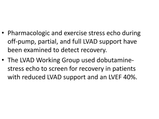 Lvad (left ventricular assist device) echo | PPTX