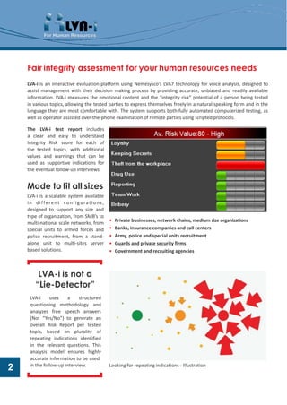 Lva I Brochure | PDF