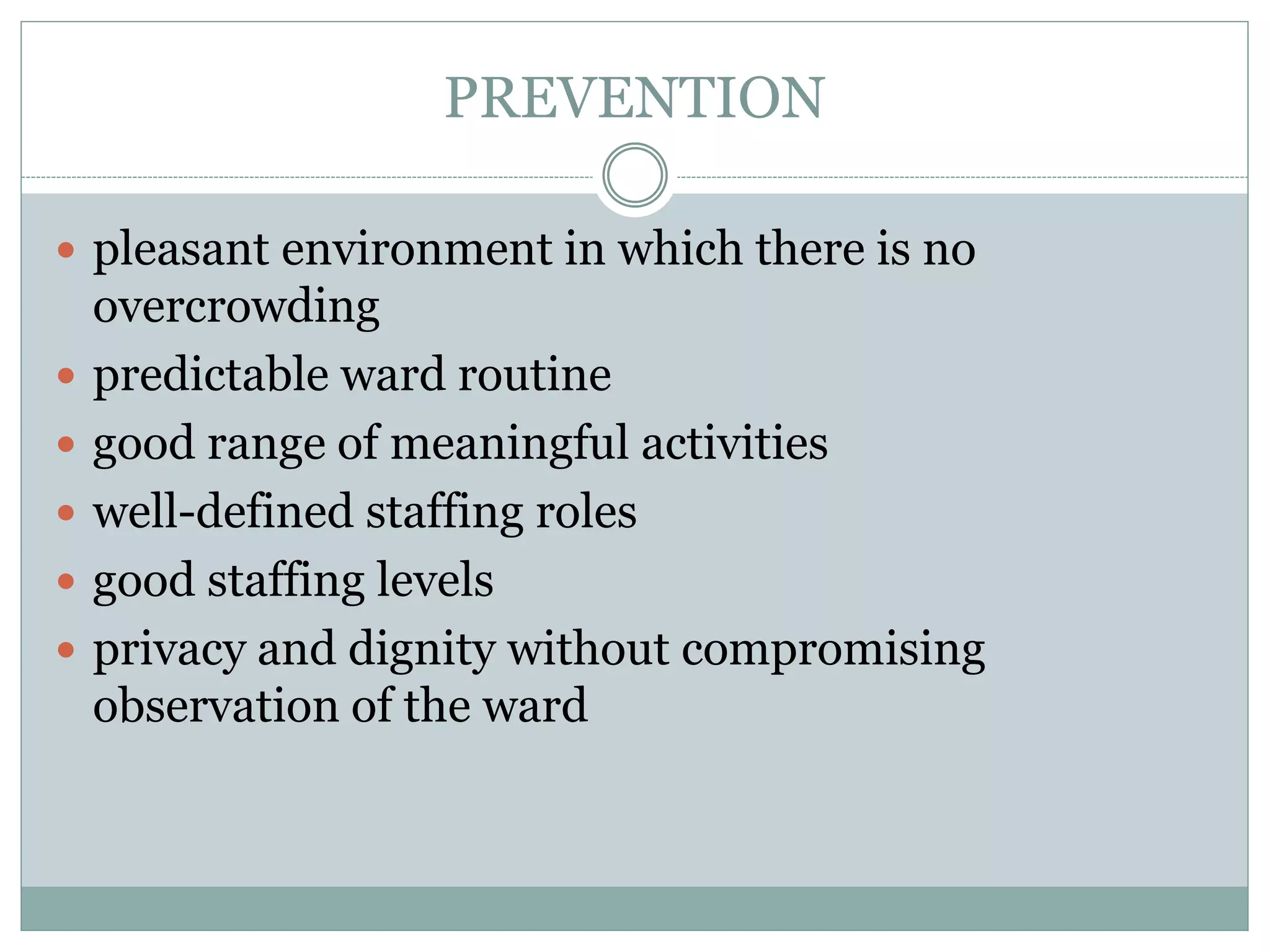 ASSESSMENT AND MANAGEMENT of a VIOLENT PATIENT in a GENERAL WARD | PPTX