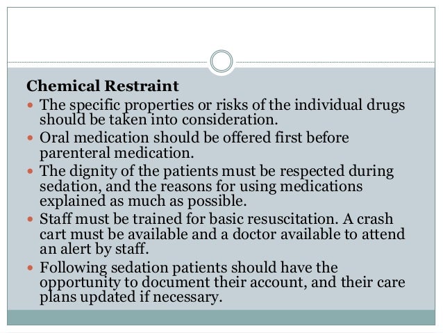 ASSESSMENT AND MANAGEMENT of a VIOLENT PATIENT in a GENERAL WARD