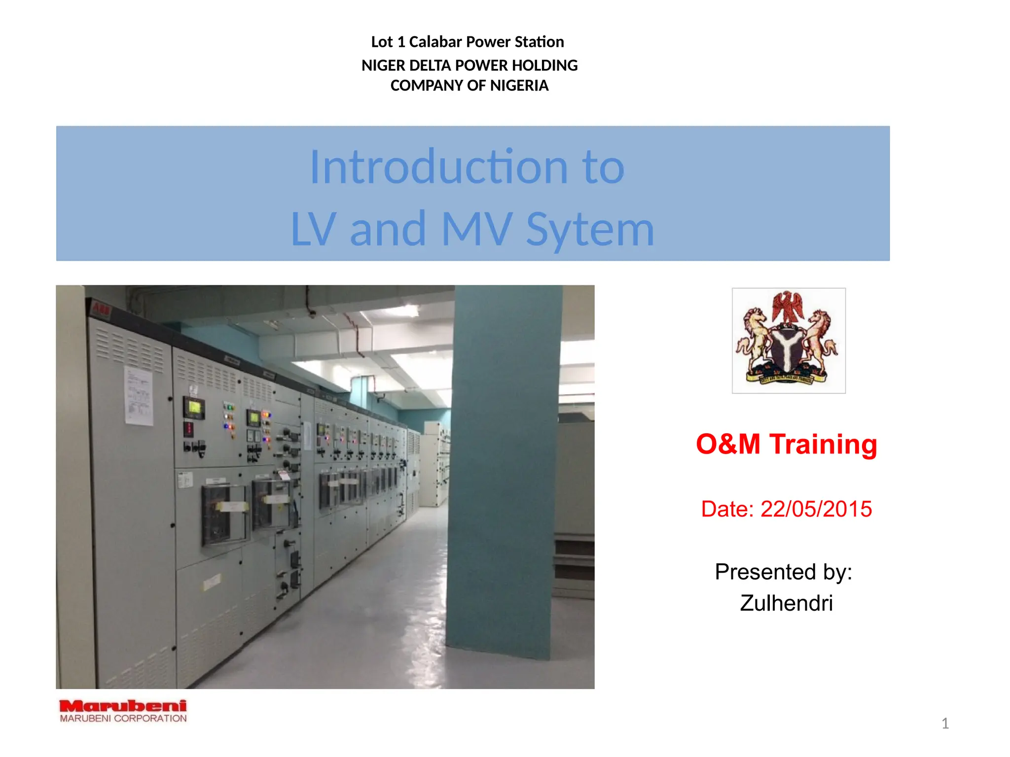 Low Voltage LV and Medium Voltage System.pptx