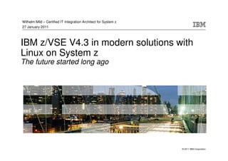 IBM z/VSE V4.3 in modern solutions with Linux on System z | PDF ...