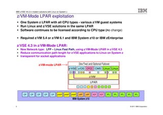 IBM z/VSE V4.3 in modern solutions with Linux on System z | PDF ...