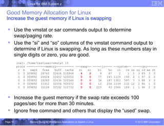 Memory Sizing for WebSphere Applications on System z Linux | PDF