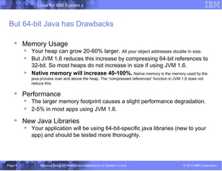 Memory Sizing for WebSphere Applications on System z Linux | PDF