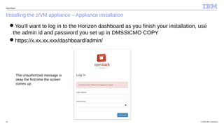 OpenStack and z/VM – What is it and how do I get it? | PDF