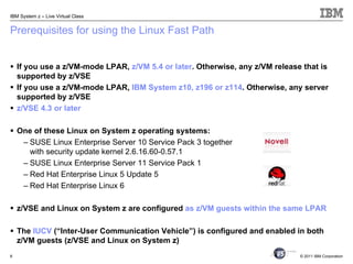 z/VSE Fast Path to Linux on System z | PPT