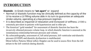 LV diastolic dysfunction explained concisely | PPTX