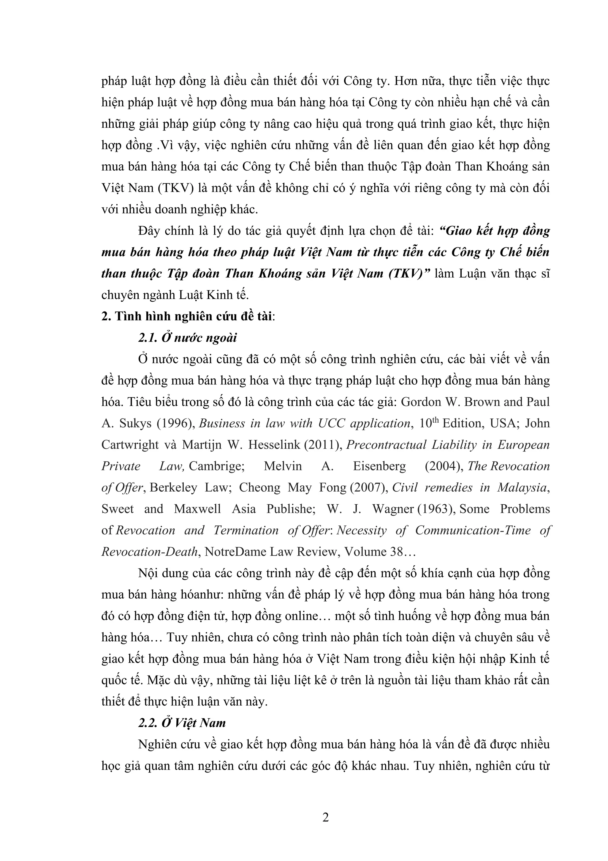 Luận văn: Giao kết hợp đồng mua bán hàng hóa theo pháp luật - Gửi miễn ...