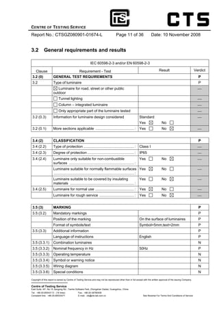 LVD TEST REPORT | PDF