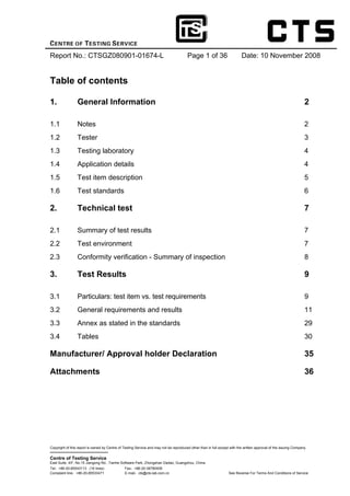 LVD TEST REPORT | PDF