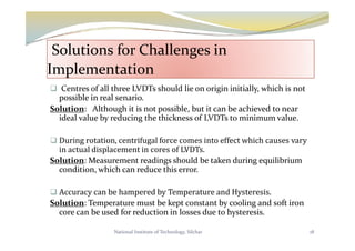 Design of Transducer to measure comparative rotation in 3D using LVDT | PDF