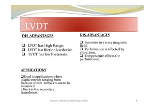 Design of Transducer to measure comparative rotation in 3D using LVDT | PDF