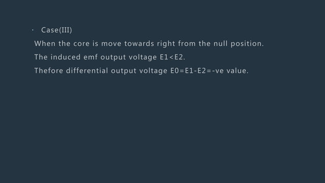 Linear Variable Differential Transformer Or Transducer Ppt