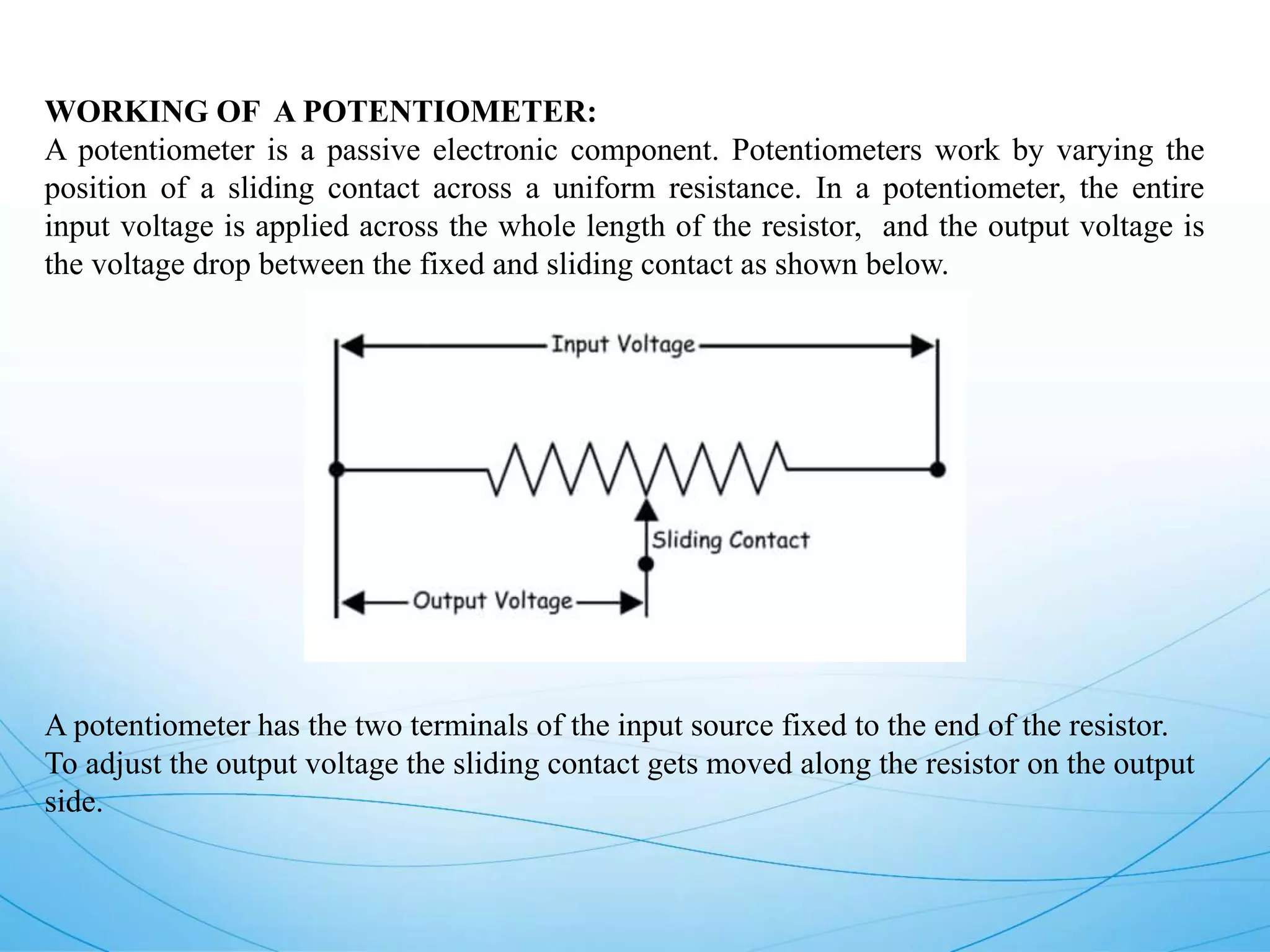 INTRODUCTION TO LVDT,RVDT and Potentiometer | PPTX