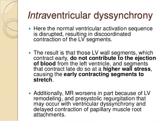 LV Dyssynchrony assessment