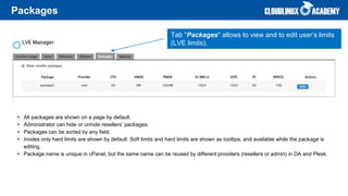LVE Manager's New UI | PPT