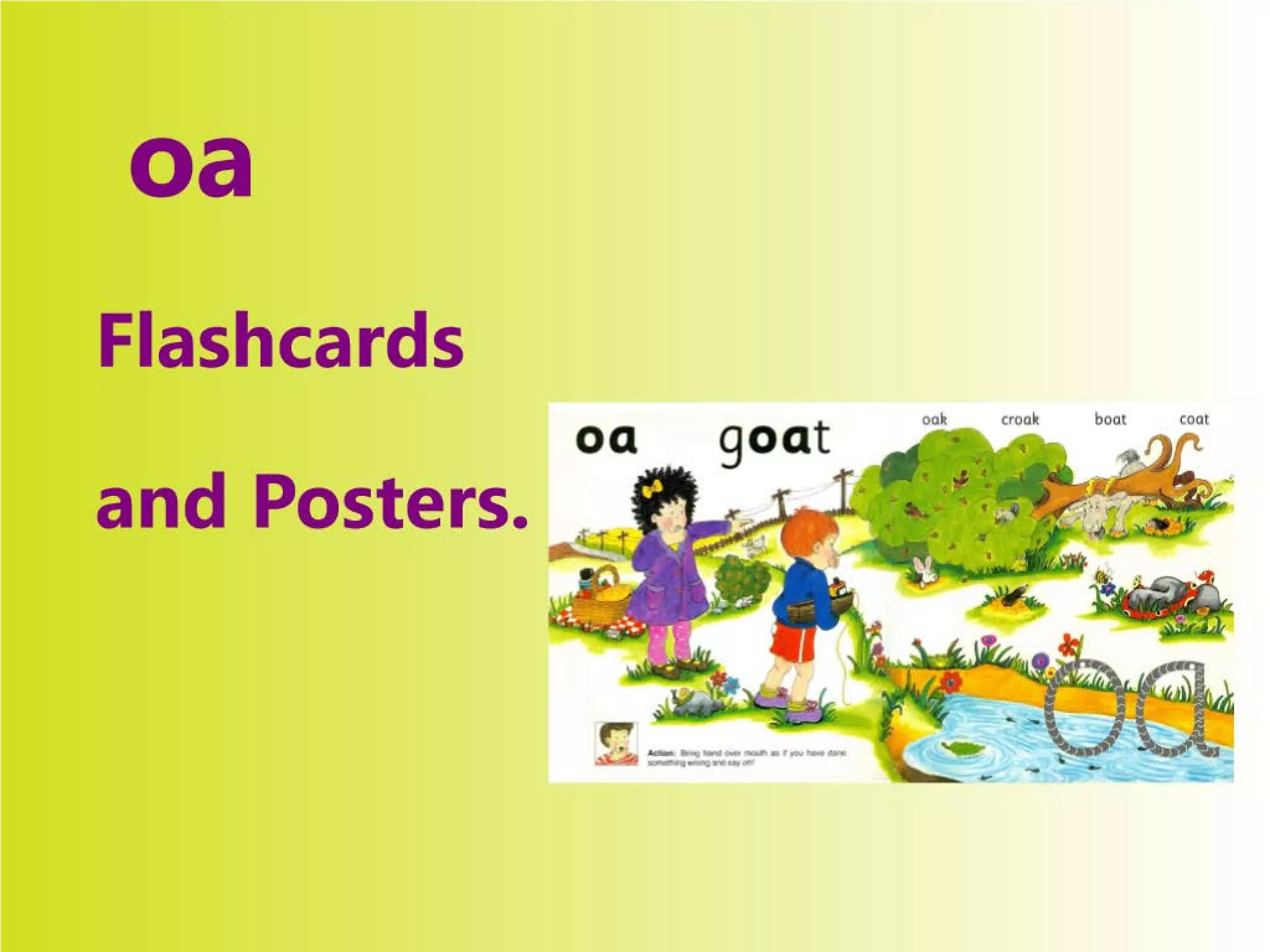 Flashcards and posters oa | PDF