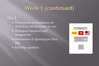 Vietnam War Unit Plan | PPTX | Education