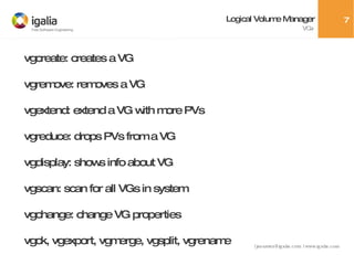 Logical Volume Manager. An Introduction | ODP