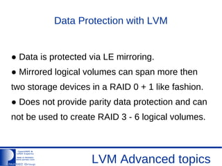 Lvm advanced topics | PDF