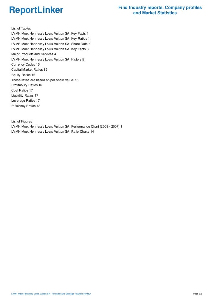 Lvmh Moet Hennessy Louis Vuitton Consolidated Financial Statements ...