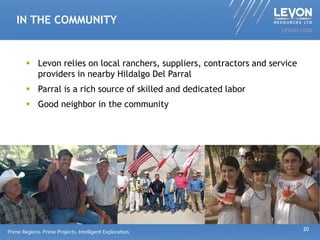 Levon Resources Investor Presentation | PDF | Commodities | Economy