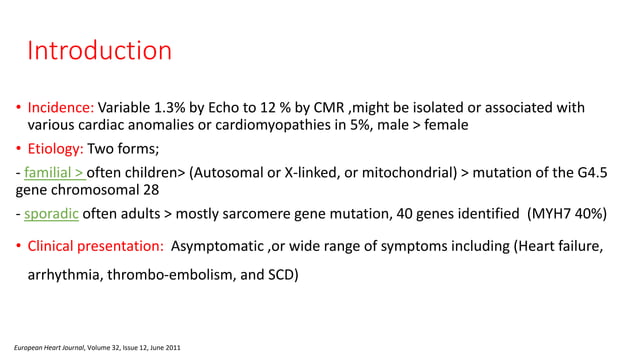 LV non-compaction cardiomyopathy | PDF | Heart and Cardiovascular ...
