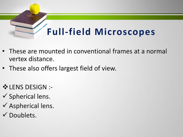 Low Vision Near Systems-Microscopes,Magnifiers & Electronic systems | PPT