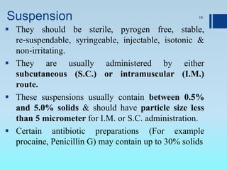 Large and small volume parenterals preparations | PPTX