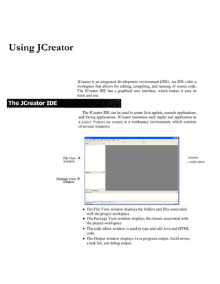 Lvp jcreator | PDF