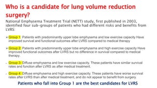 Lung Volume Reduction Surgery | PPTX