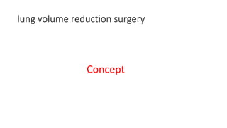 Lung Volume Reduction Surgery | PPTX