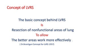 Lung Volume Reduction Surgery | PPTX