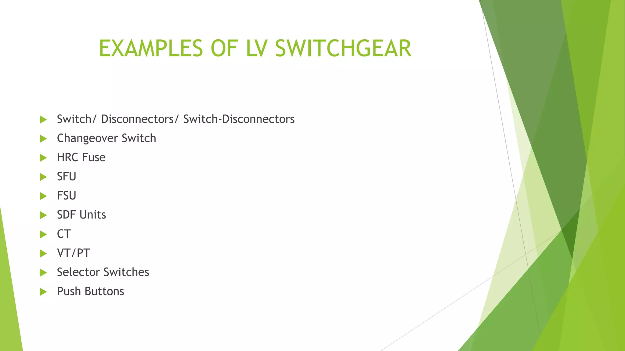 LV SWITCHGEAR -Final PPT.pptx